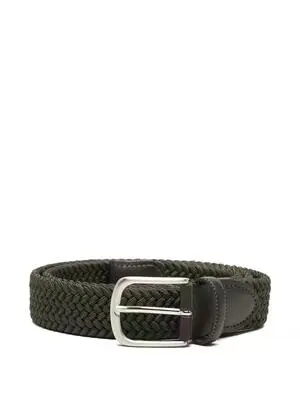 ERALDO Braided Woven Belt - Green