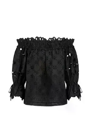 Ermanno Scervino Broderie Anglaise Off-the-shoulder Blouse