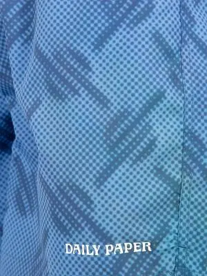 DAILY PAPER Graphic-print Drawstring Swim Shorts