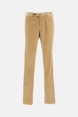 PT TORINO Ribbed Slim Fit Trousers