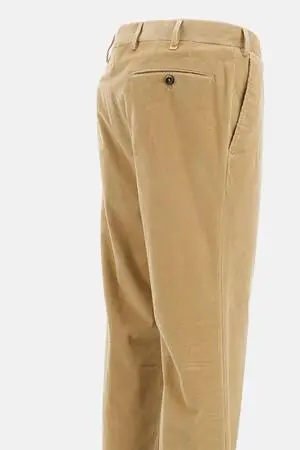 PT TORINO Ribbed Slim Fit Trousers
