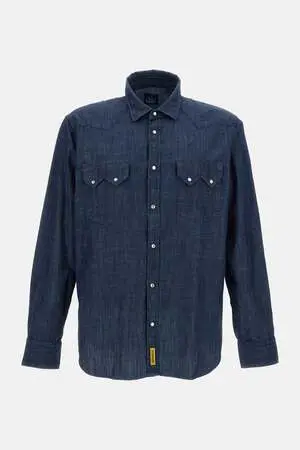 B.D.BAGGIES Bradford Long-sleeve Shirt - Blue