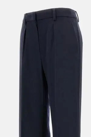 Max Mara Wool Trousers - Blue