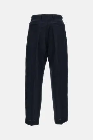 Paul Smith Tailored Linen Trousers - Blue