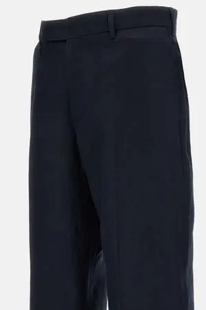 Paul Smith Tailored Linen Trousers - Blue