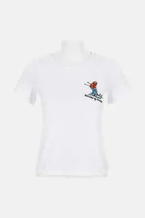 ALESSANDRO ENRIQUEZ Cotton Crew-neck T-shirt - Bianco