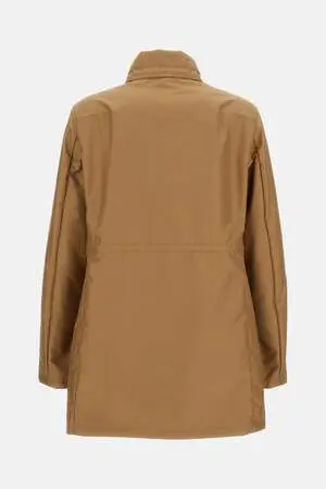 FAY Virginia Jacket In Technical Poplin - Brown