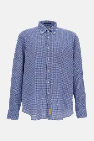 B.D.BAGGIES Bradford Shirt In A Checkered Pattern - Blue