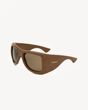 Saint Laurent Sl 902 Howl Sunglasses - Brown