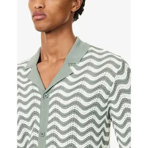 RAITH Serenita Graphic-pattern Knit Shirt