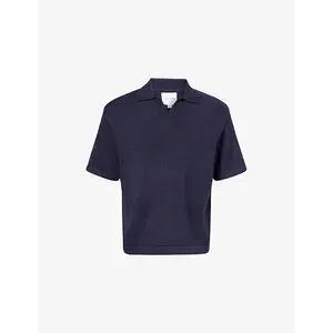 RAITH Miguel Boucle Cotton-blend Polo Shirt
