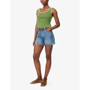 Rag & Bone Frayed Hem Denim Shorts