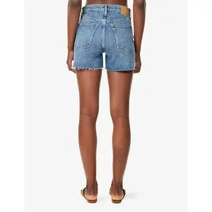 Rag & Bone Frayed Hem Denim Shorts