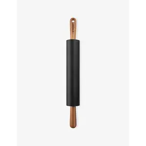 STAUB Brand-embossed Silicone Rolling Pin - Black