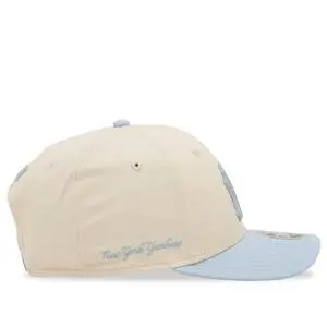 New Era New York Yankees Side Script 9forty Adjustable Cap - Blue