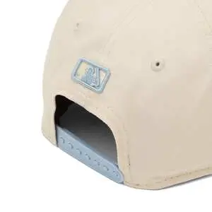 New Era New York Yankees Side Script 9forty Adjustable Cap - Blue