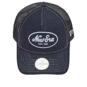 New Era 9forty Adjustable Trucker Cap With Embroidered Branding