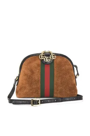 Gucci Ophidia Shoulder Bag - Brown