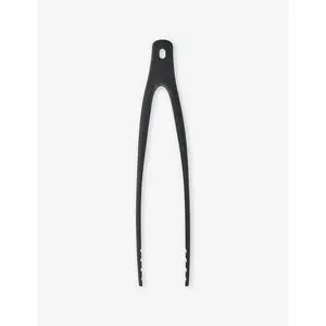 STAUB Brand-embossed Silicone Tongs - Black