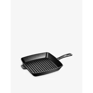 STAUB Square Cast-iron American Grill Pan - Black