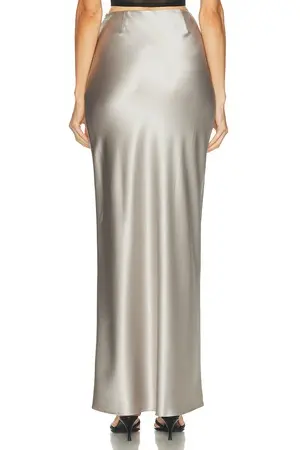 SAME Satin Maxi Skirt