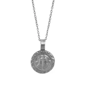 GODDESS CHARMS Goddess Of Protection Charm Necklace - Silver