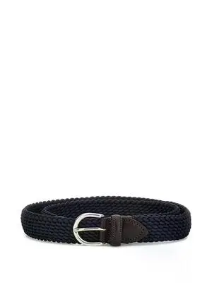 ALBERTO LUTI Braided Belt - Blue