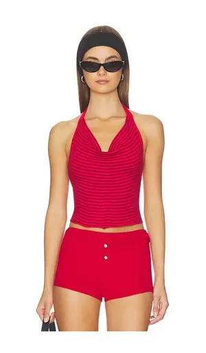 Frankies Bikinis Cut Out Performance Tops For Women