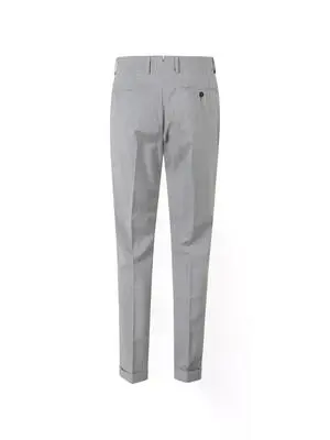 BERWICH Tailored Trousers With Turned-up Cuffs
