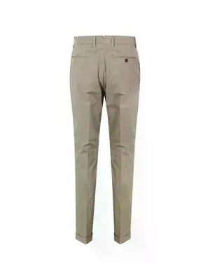 BERWICH Pressed Crease Turn-up Trousers