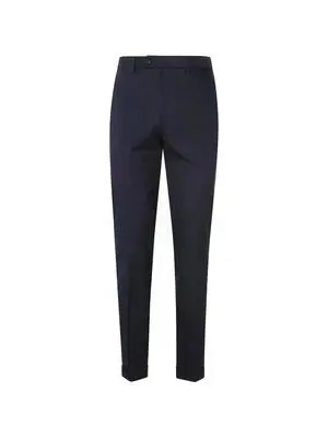 BERWICH Pressed Crease Turn-up Trousers