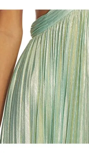 Retrofete Keira Halterneck Gown - Mint