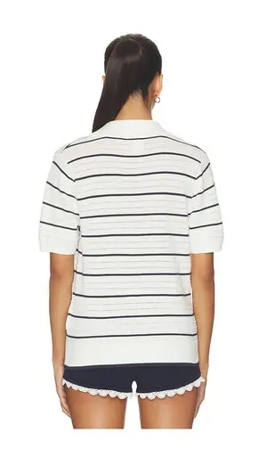 Varley Wren Knit Polo Top