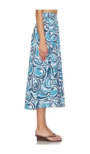 Peixoto Paula Midi Skirt - Blue