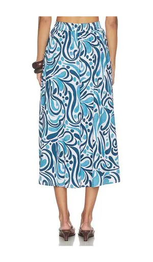 Peixoto Paula Midi Skirt - Blue