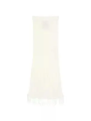 UMA WANG Frayed Midi Skirt