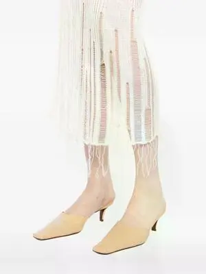 UMA WANG Frayed Midi Skirt