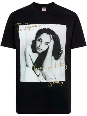 Supreme Sade Cotton T-shirt - Black