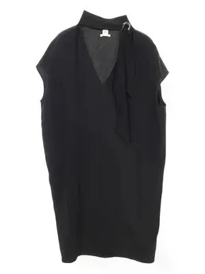 Hermès Silk Tie-neck Blouse