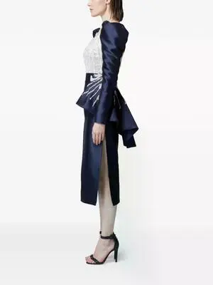 GATTINOLLI BY MARWAN Beaded Midi Dress