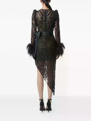 GATTINOLLI BY MARWAN Gattinollibymarwan Sequin-embroidered Midi Dress