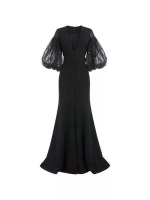 Puff Sleeve Evening Dresses