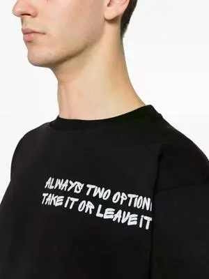 GEORGE. George Slogan And Barcode Print T-shirt