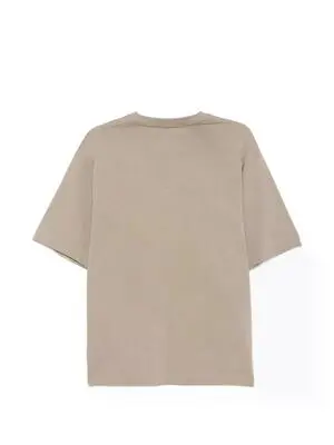 GEORGE. George Khaki Beige Cotton Crew Neck Short Sleeve T-shirt