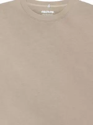 GEORGE. George Khaki Beige Cotton Crew Neck Short Sleeve T-shirt