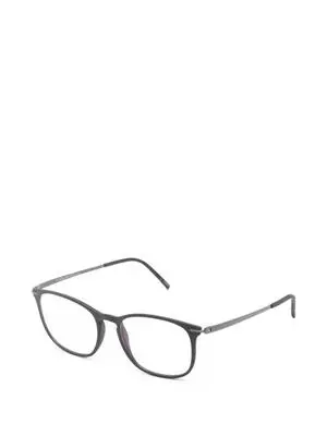 SILHOUETTE Square-frame Eyeglasses - Black