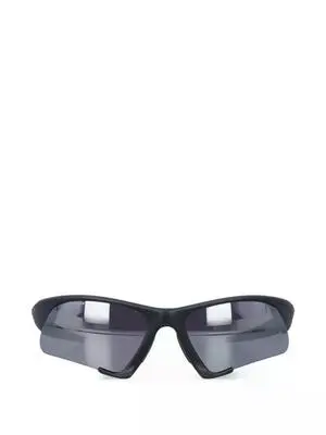 Oakley Cat-eye Frame Suture Jacket Sunglasses - Black