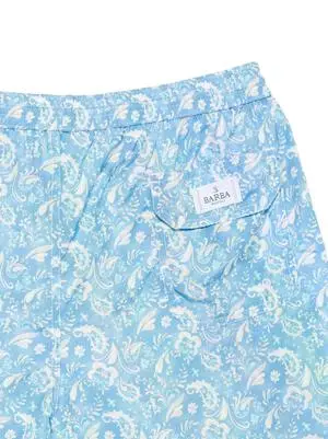 BARBA NAPOLI Paisley Print Swim Shorts