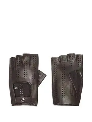 CAUSSE Leather Driving Gloves - Brown