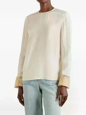 Valentino Garavani Ivory Silk Blouse